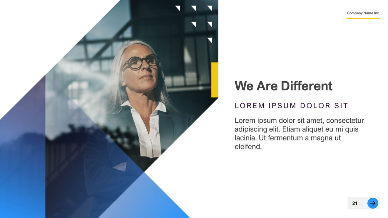 Meta Modern PowerPoint Template - Knockout Prezo